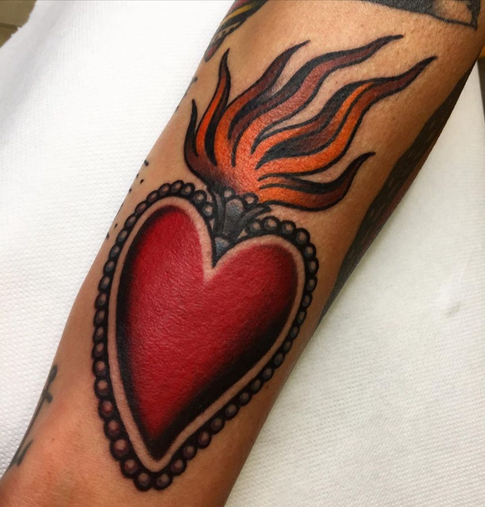 [UPDATED] 44 Sacred Heart Tattoo Designs