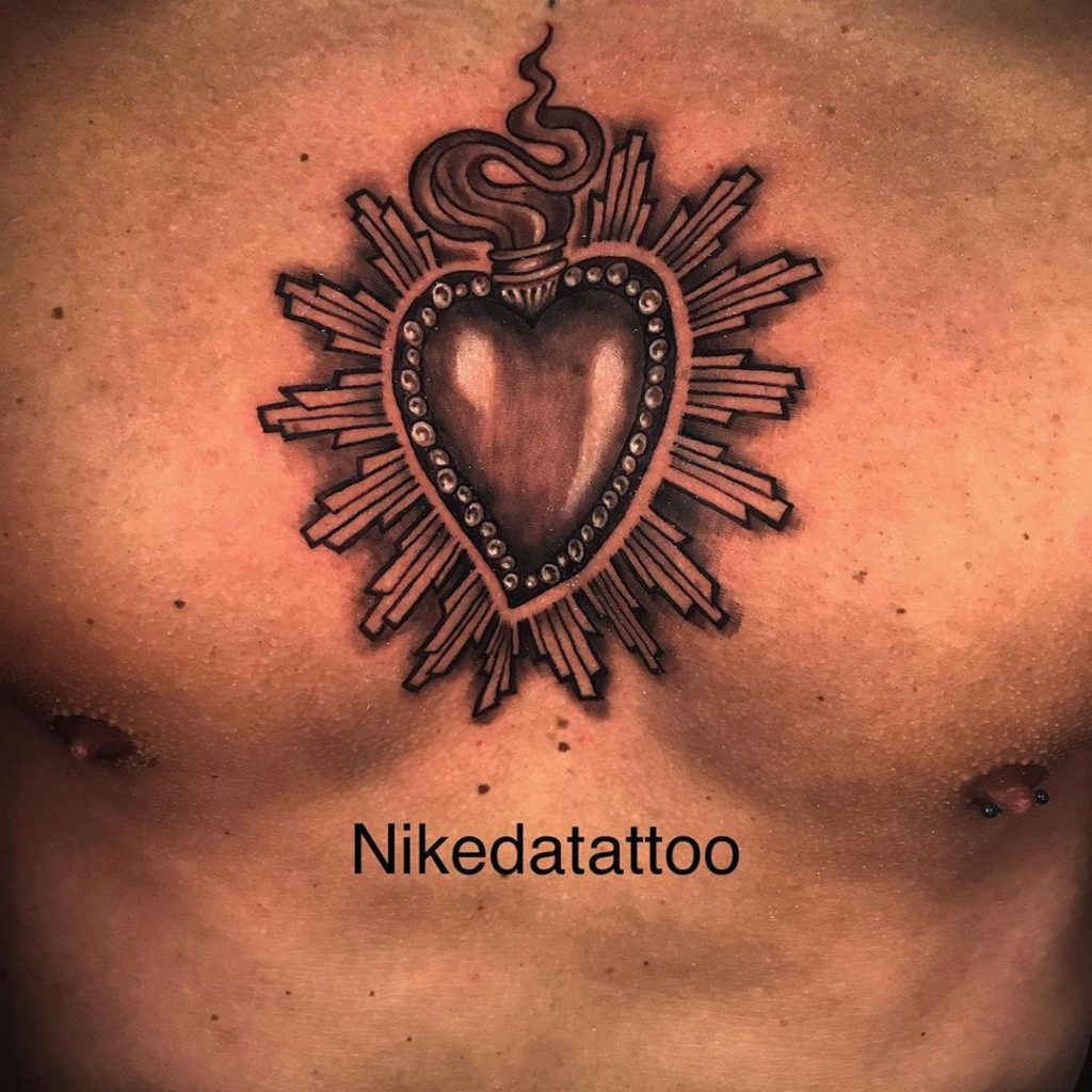 [UPDATED] 44 Sacred Heart Tattoo Designs
